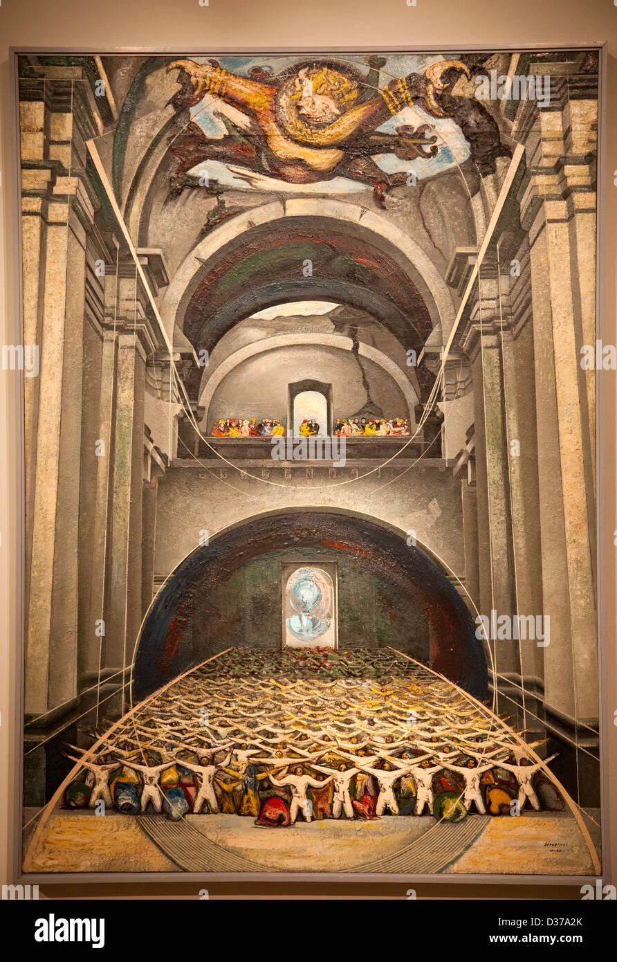 'The Devil in the Church' 1947 by David Alfaro Siqueiros at Museum of ...