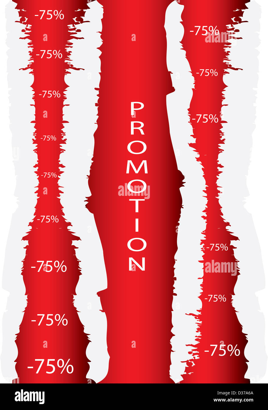 special red ripped paper Stock Photo - Alamy