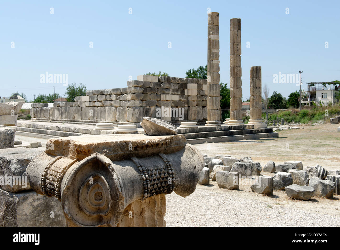 Letoon Turkey. Ancient Lycian pilgrimage sacred cult centre dedicated ...