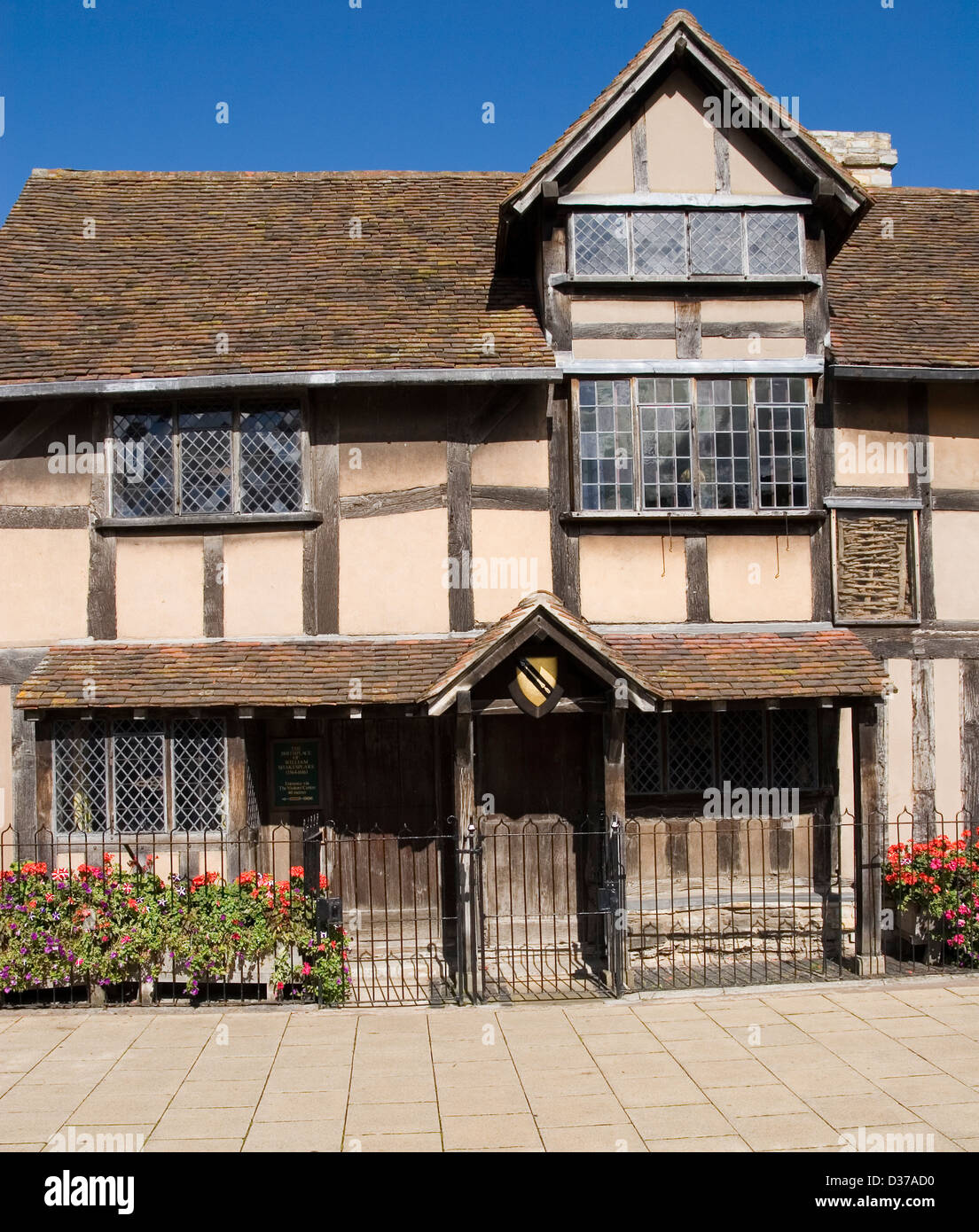Birth place of William Shakespeare, Stratford on Avon, England Stock ...