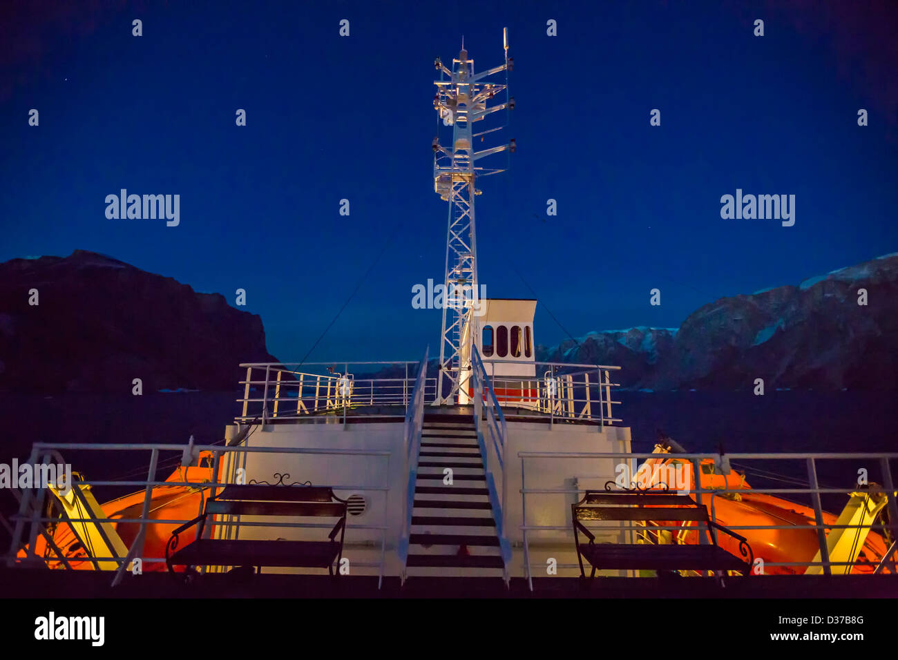 Cruise ship. The Akademik Sergey Vavilov-Russian research vessel built ...