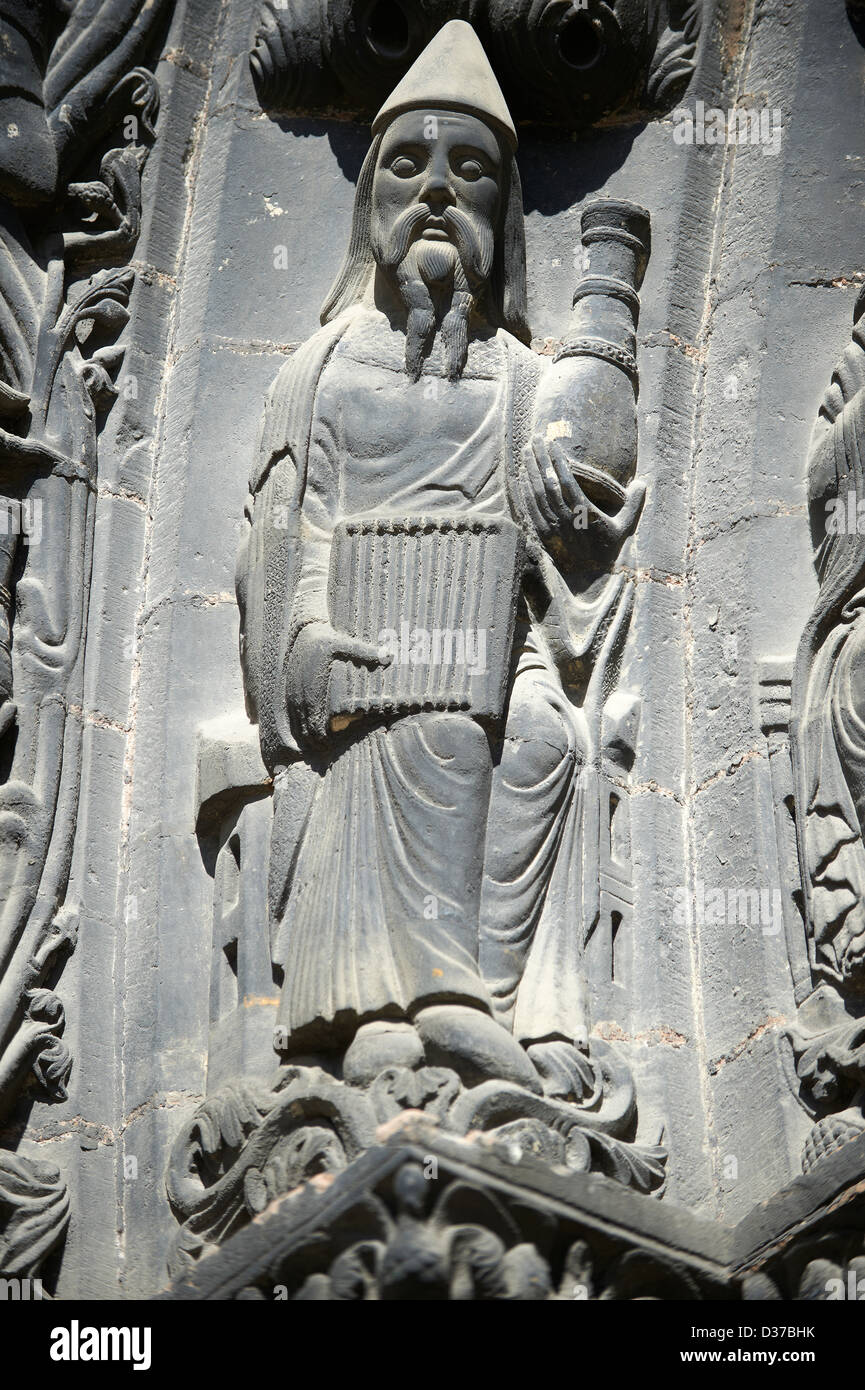 Medieval sculptures from the south portal of the Gothic Cathedral ...