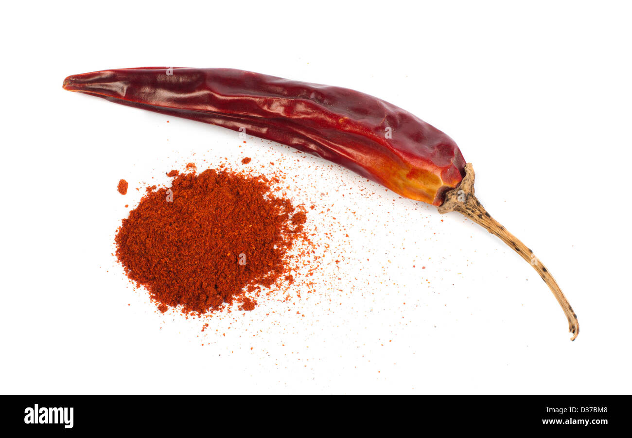 Bright red chillies Cut Out Stock Images & Pictures - Alamy