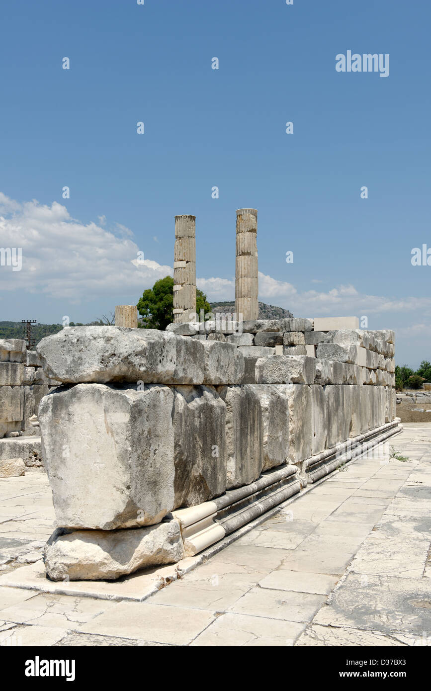 Letoon Turkey. Ancient Lycian pilgrimage sacred cult centre dedicated ...