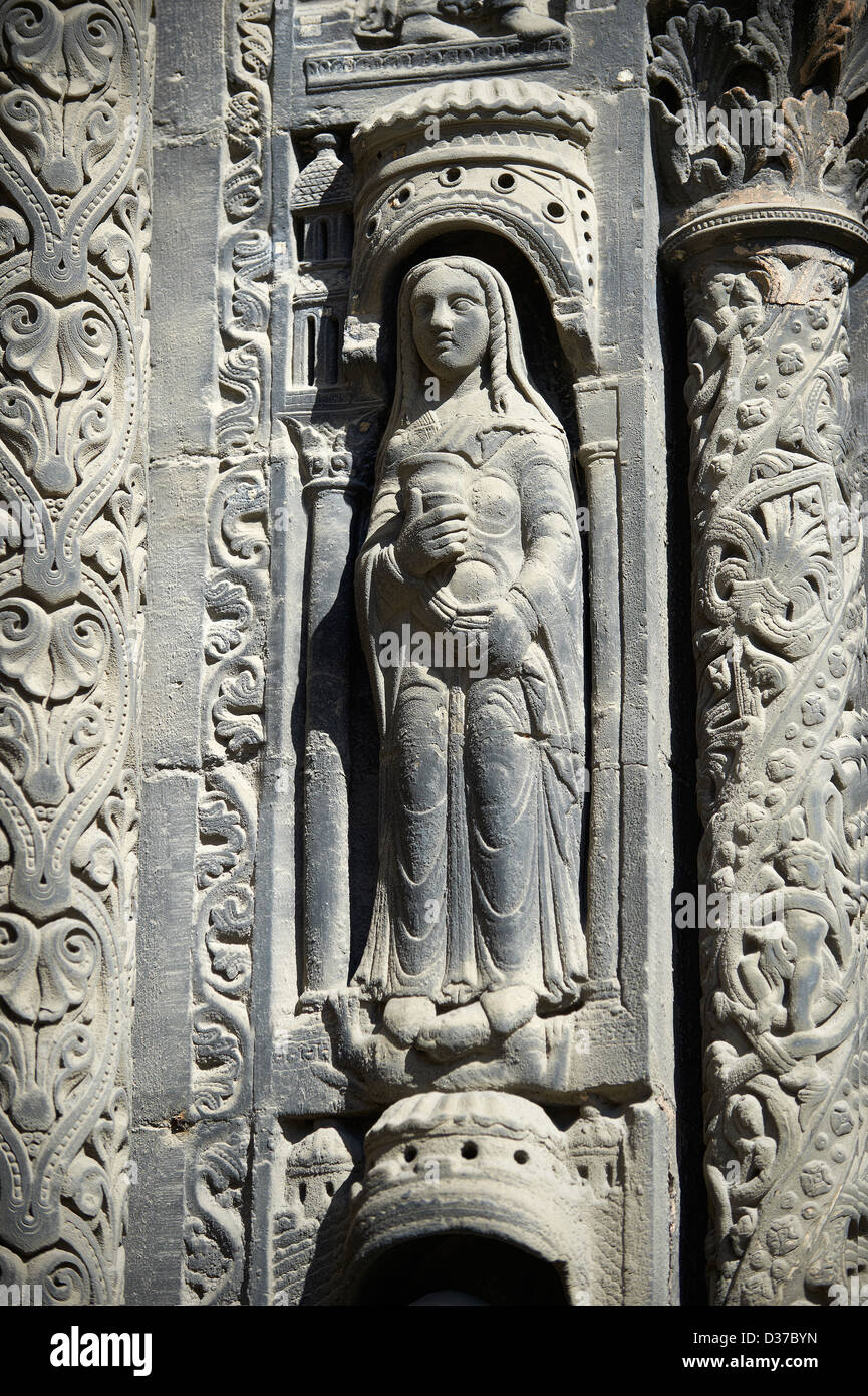 Medieval sculptures from the south portal of the Gothic Cathedral ...