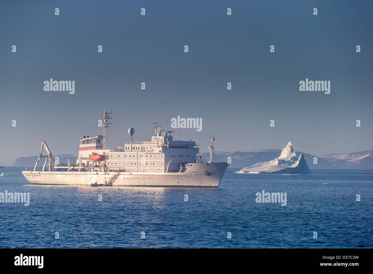 The Akademik Sergey Vavilov -Russian research vessel built in 1988 ...