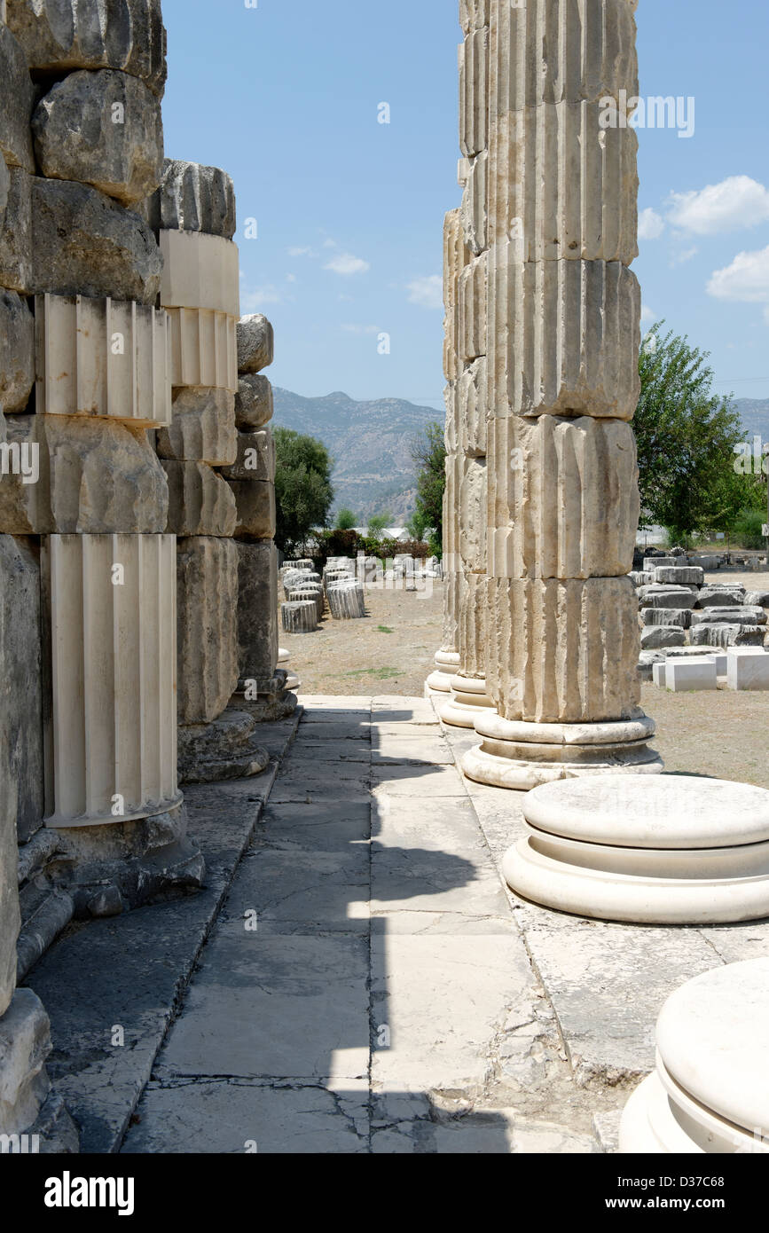 Letoon Turkey. Ancient Lycian pilgrimage sacred cult centre dedicated ...