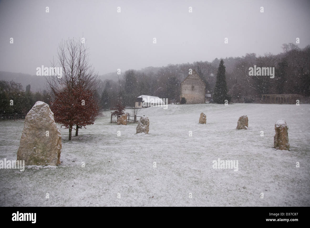 The Ancient Norman Church At Dode Great Buckland Kent UK Stock Photo ...