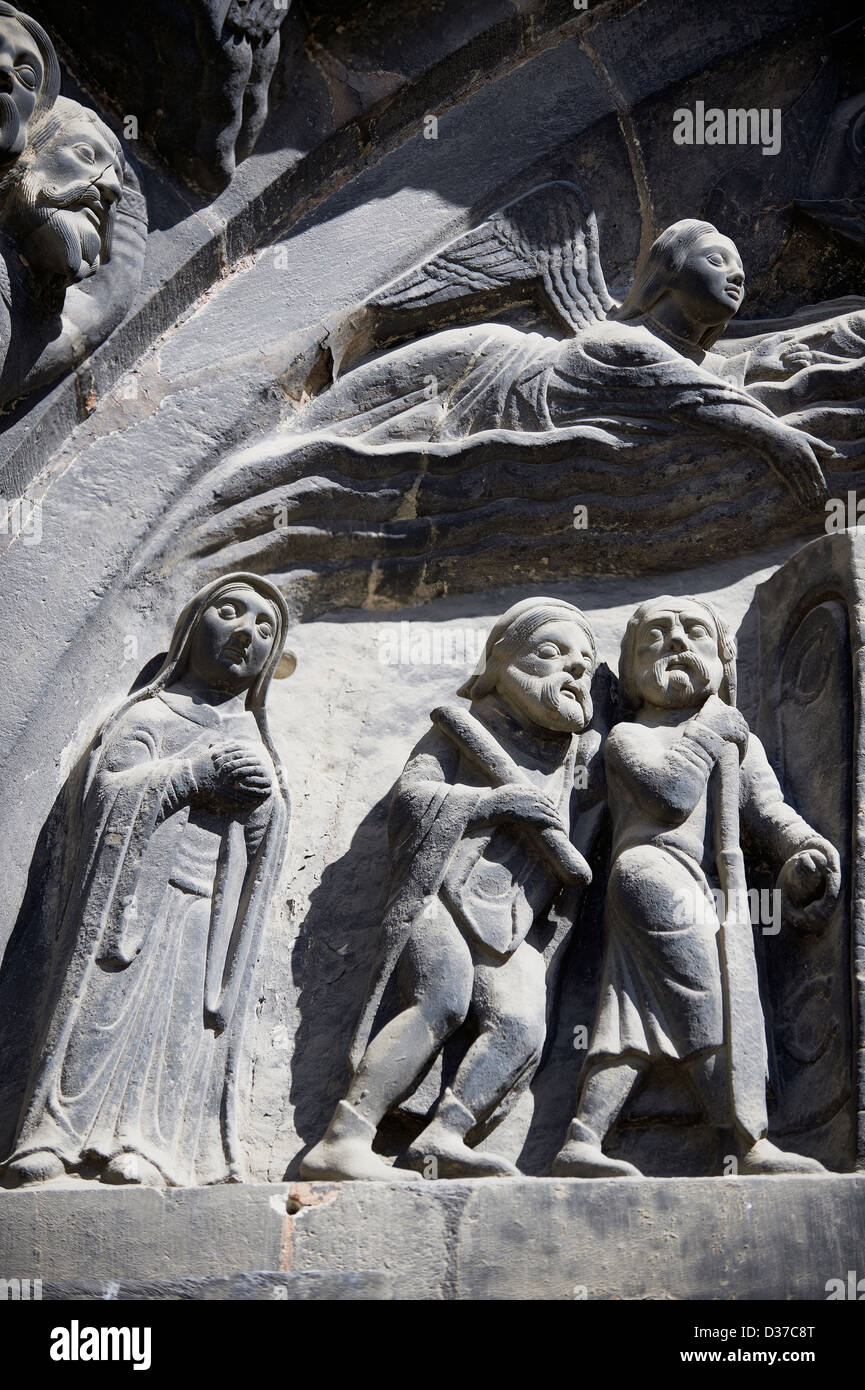 Medieval sculptures from the south portal of the Gothic Cathedral ...