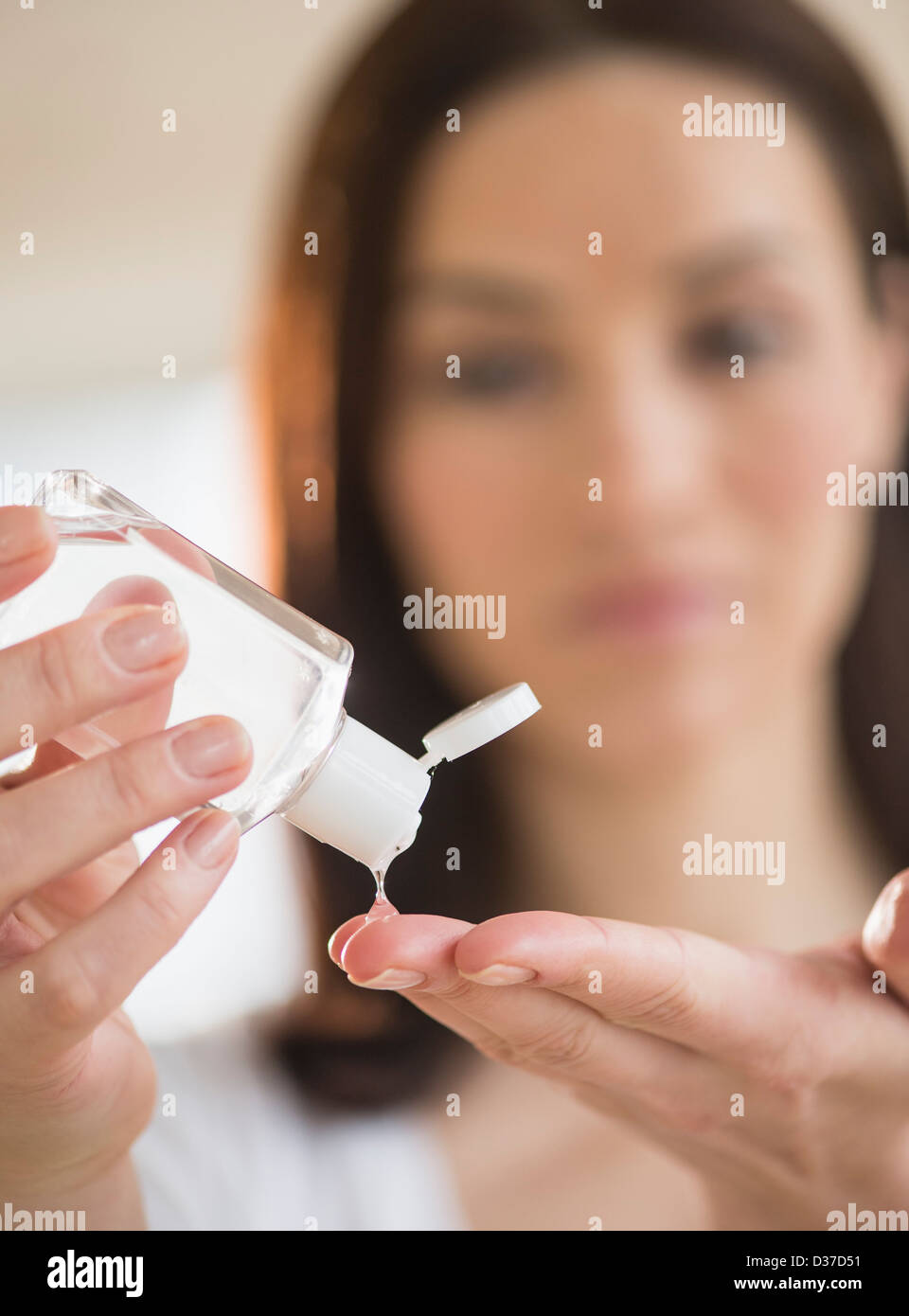 Woman clean hand anti hi-res stock photography and images - Alamy