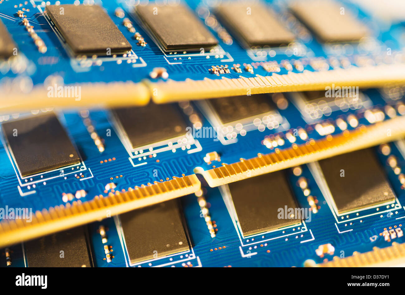 Studio shot of computer chips Stock Photo - Alamy