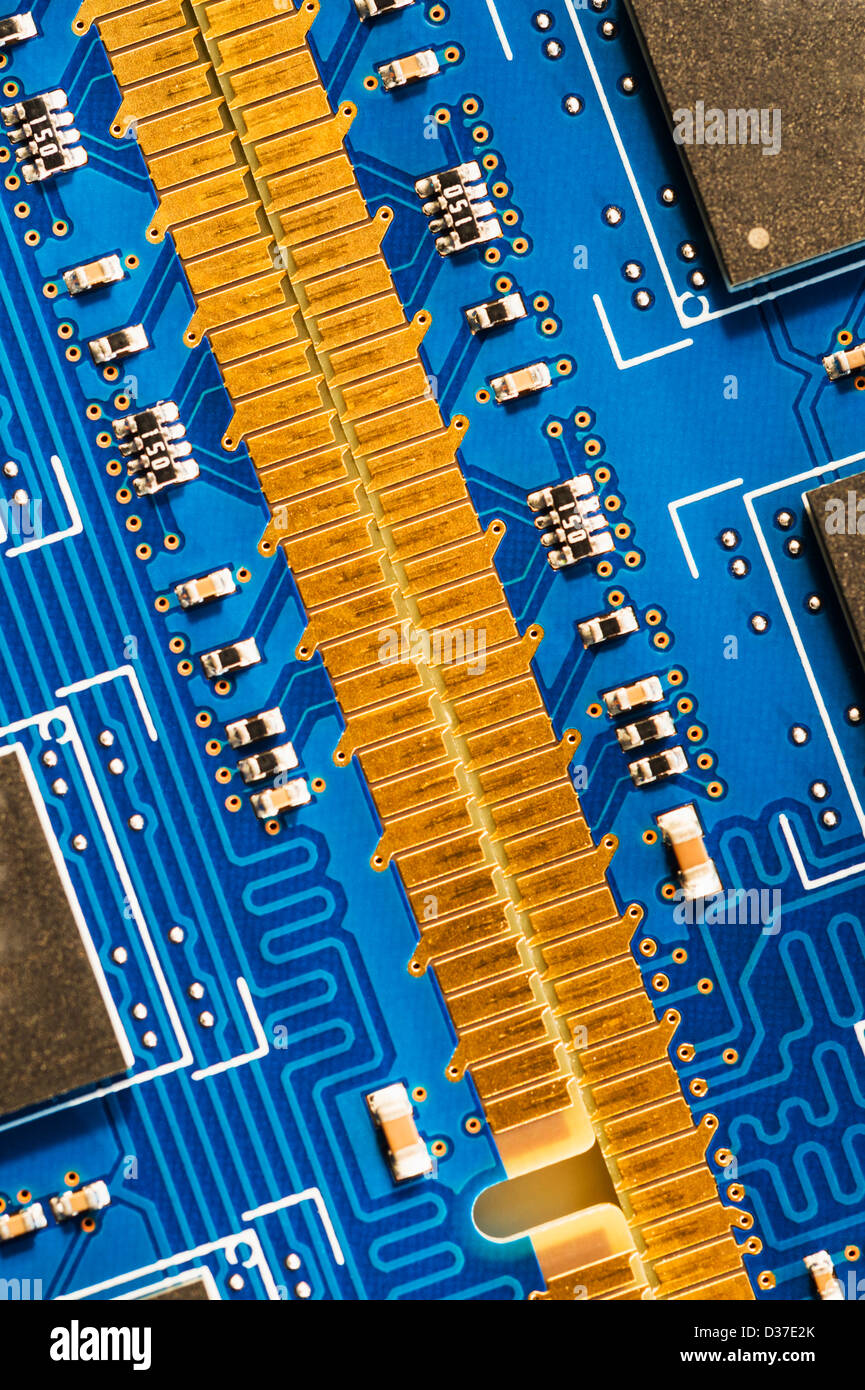 Studio shot of computer chip Stock Photo - Alamy