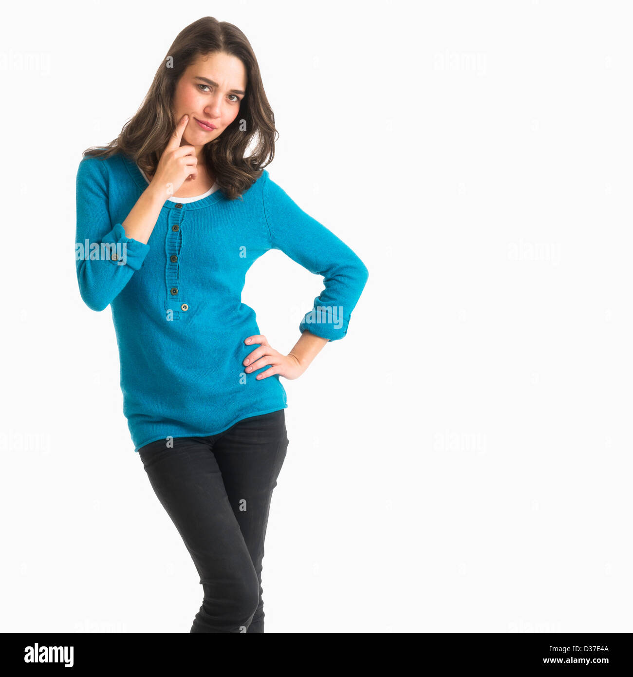 Standing young woman hi-res stock photography and images - Alamy