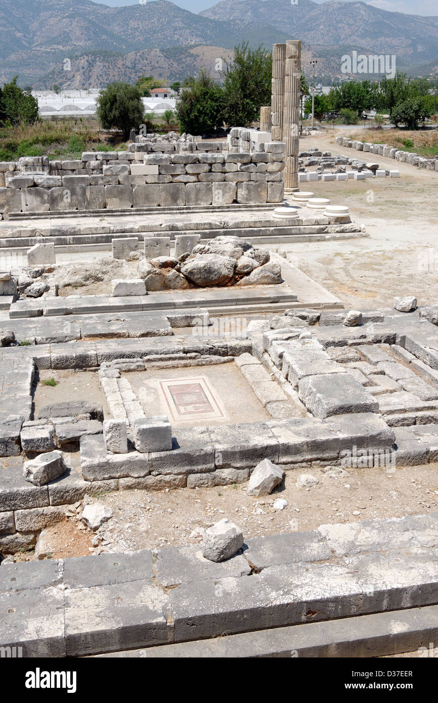 Letoon Turkey. Ancient Lycian pilgrimage sacred cult centre dedicated ...