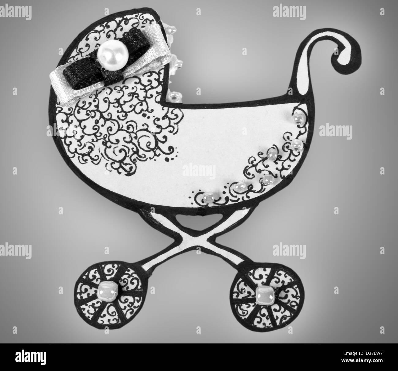 Vintage pram Black and White Stock Photos & Images - Alamy