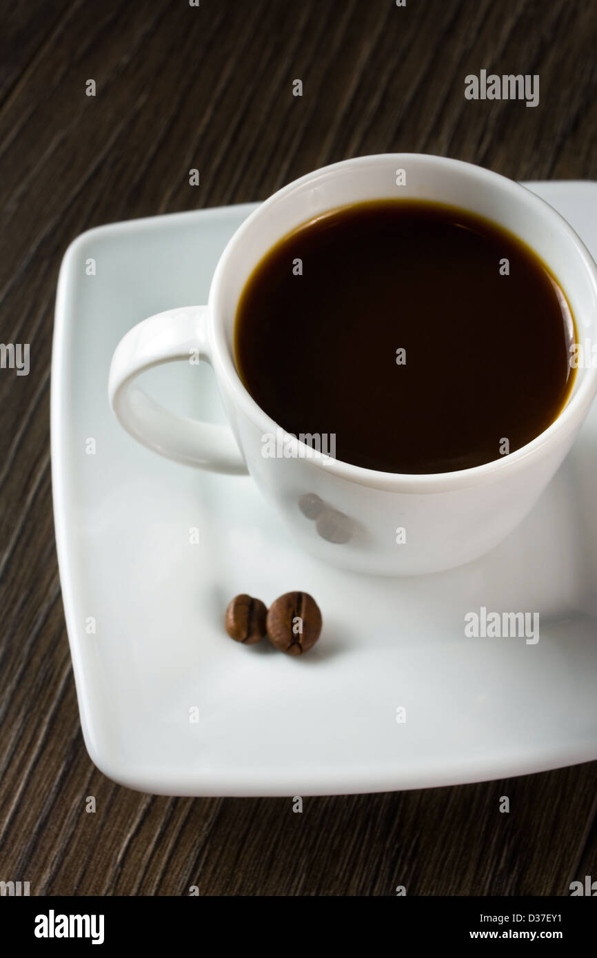 Cup full of coffee Stock Photo - Alamy