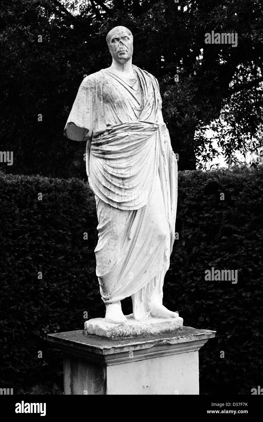 Classical ruin sculpture Black and White Stock Photos & Images - Alamy