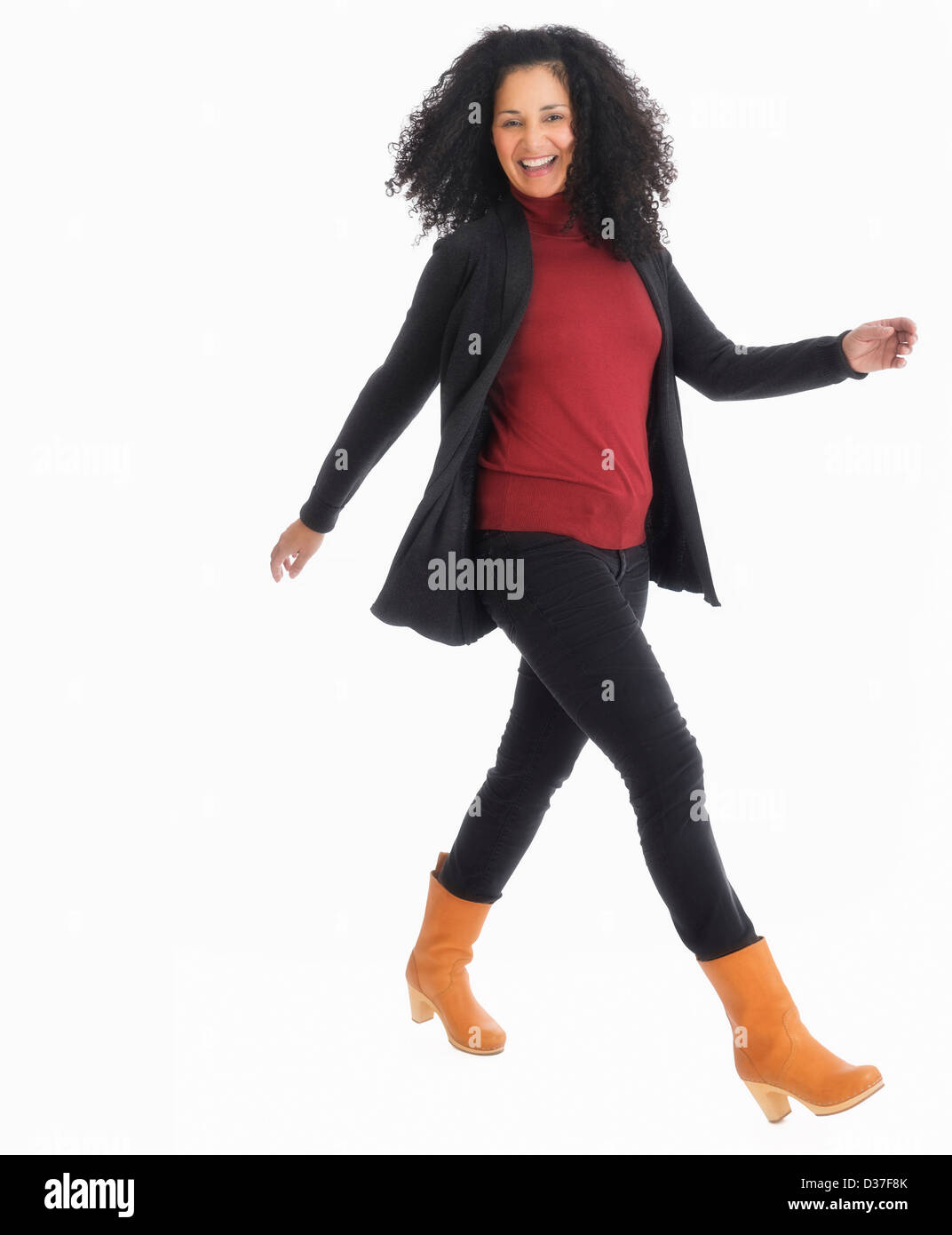 Energy black white portrait Cut Out Stock Images & Pictures - Alamy