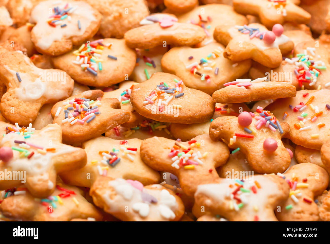 Baking, Horizontal, Close-up, Front View, Christmas, Cookie, Sweet Food ...