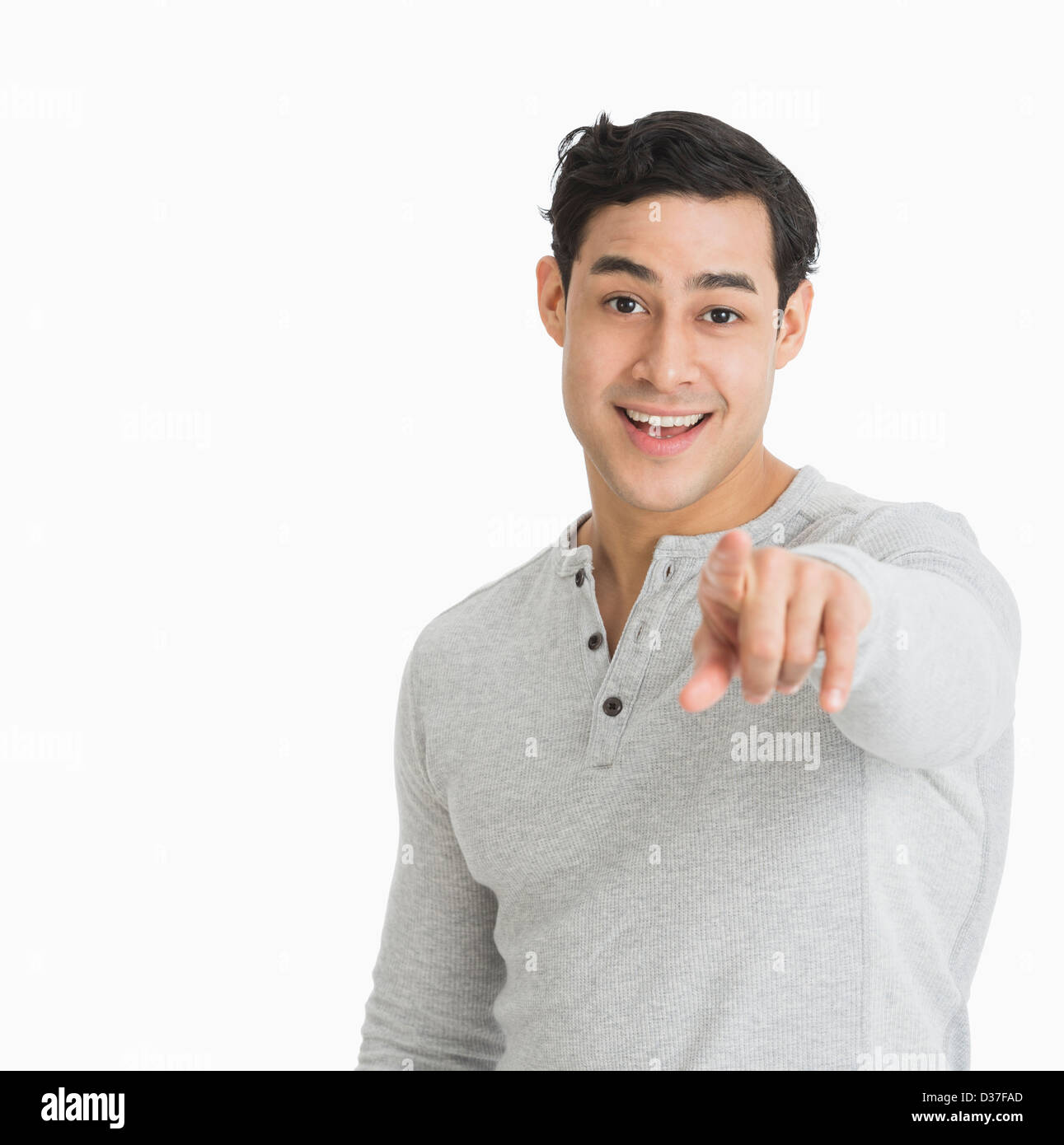 Man pointing camera portrait hi-res stock photography and images - Alamy