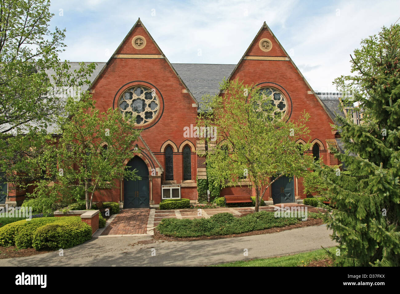Cornell University Campus Chapel Stock Photo - Alamy