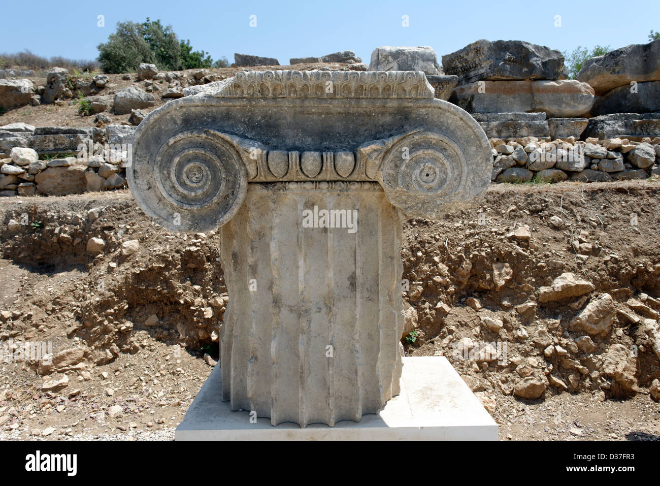 Letoon Turkey. Ancient Lycian pilgrimage sacred cult centre dedicated ...