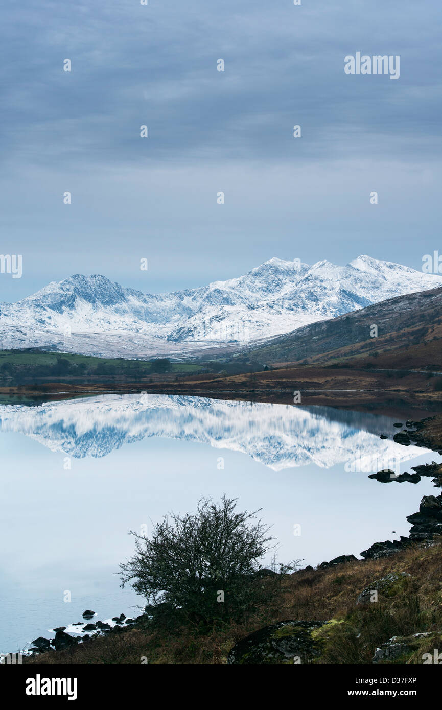 Horseshoe of Mount Snowdon, highest mountain in England and Wales ...