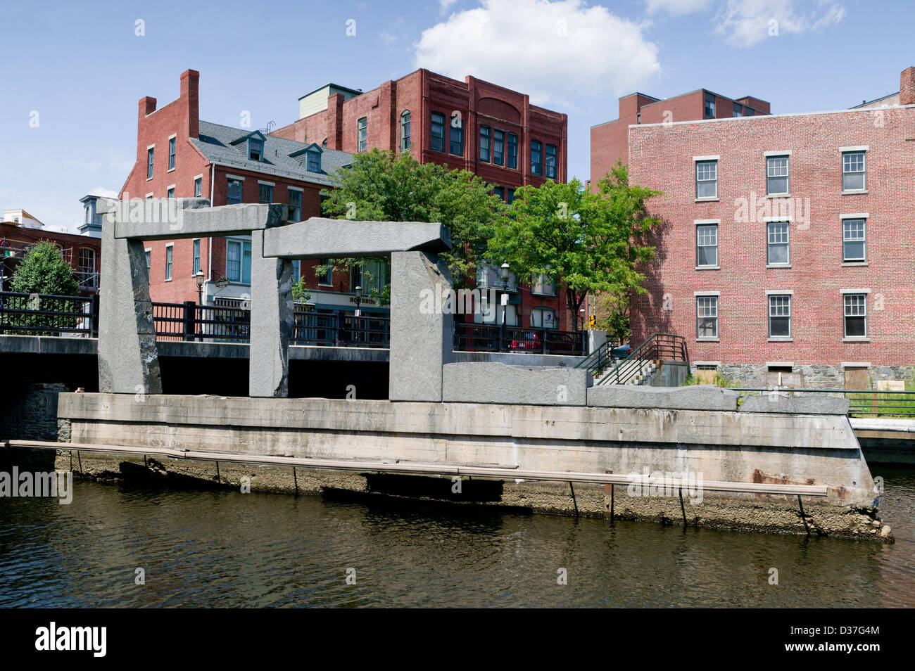 Lower locks Pawtucket Canal Lowell Massachusetts Stock Photo - Alamy