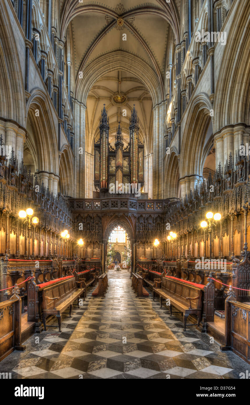 Beverley minster england united kingdom britain hi-res stock ...