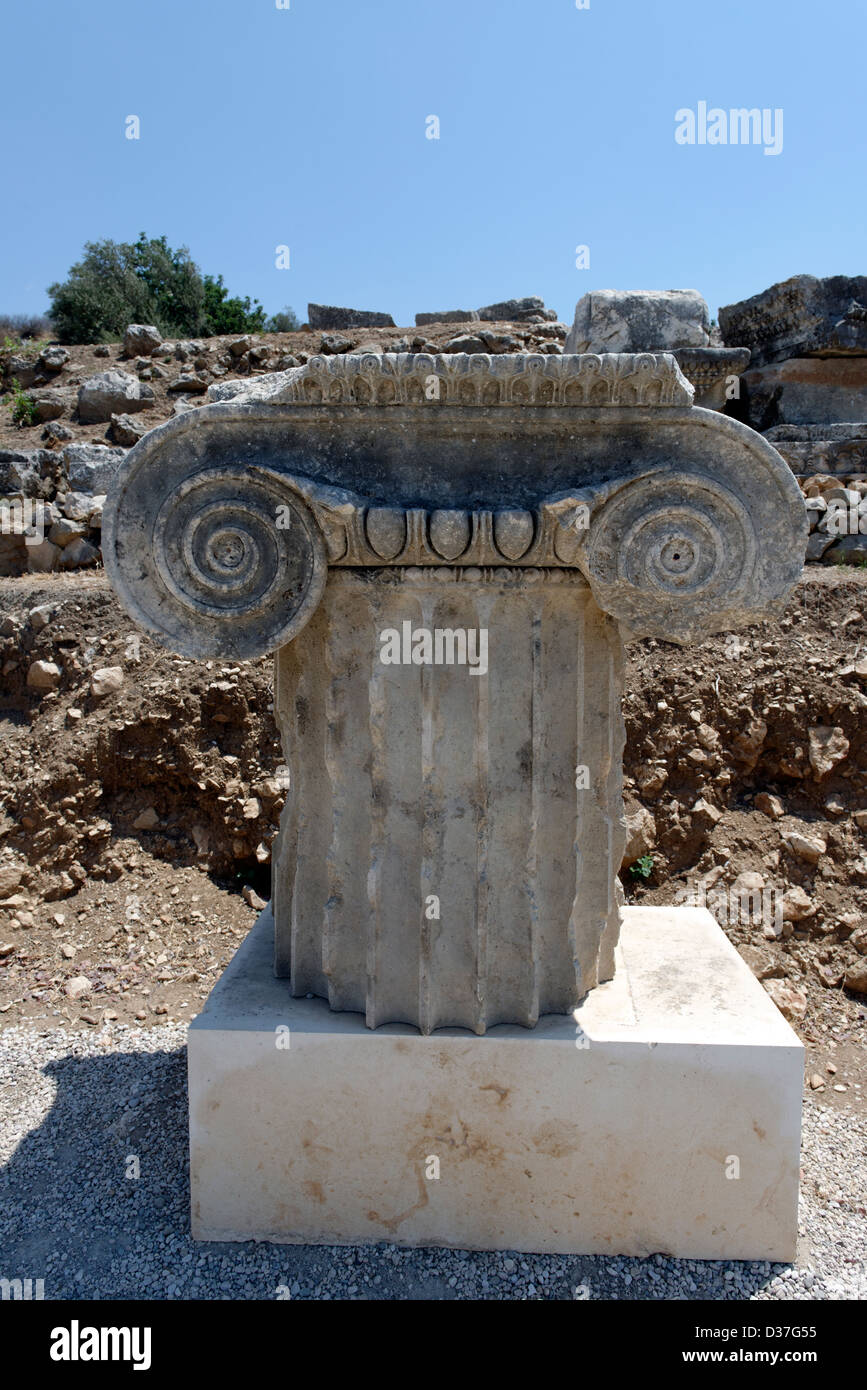 Letoon Turkey. Ancient Lycian pilgrimage sacred cult centre dedicated ...