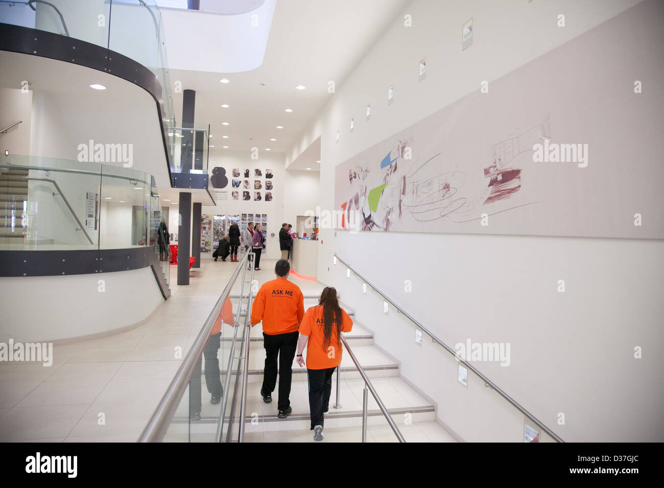 The entrance hall of The Beaney Museum in Canterbury Kent UK Stock ...