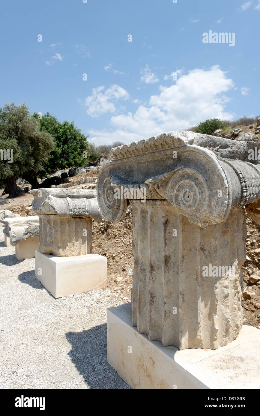 Letoon Turkey. Ancient Lycian pilgrimage sacred cult centre dedicated ...