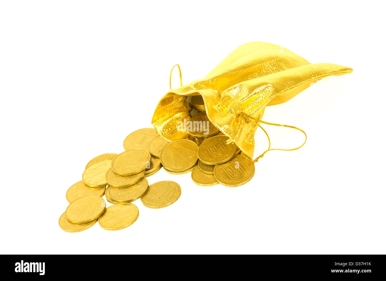 Bag Gold Coins Sack High Resolution Stock Photography and Images - Alamy