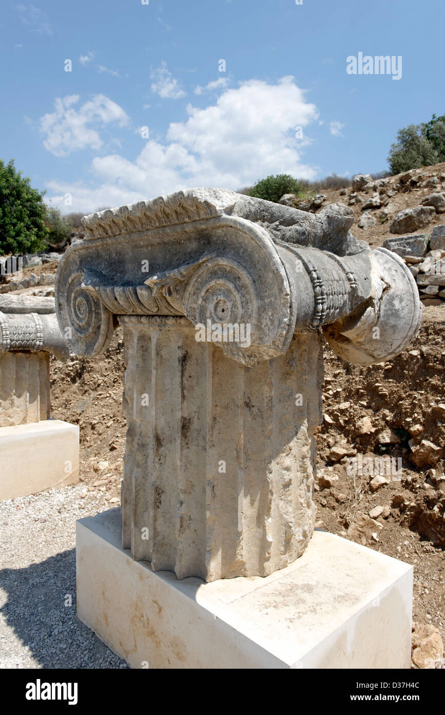 Letoon Turkey. Ancient Lycian pilgrimage sacred cult centre dedicated ...