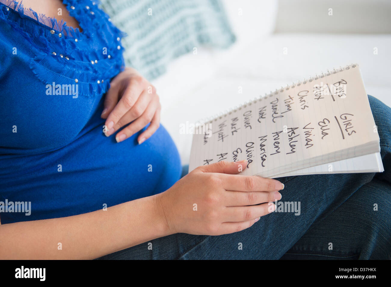 Woman list of names hi-res stock photography and images - Alamy
