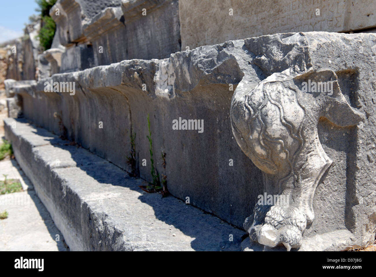 Letoon Turkey. Ancient Lycian pilgrimage sacred cult centre dedicated ...