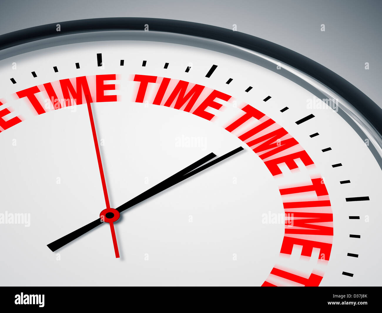 An image of a nice clock with words time Stock Photo - Alamy