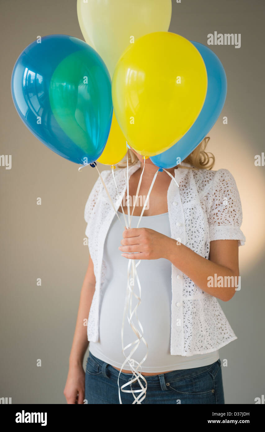 Pregnant woman balloons hi-res stock photography and images - Alamy
