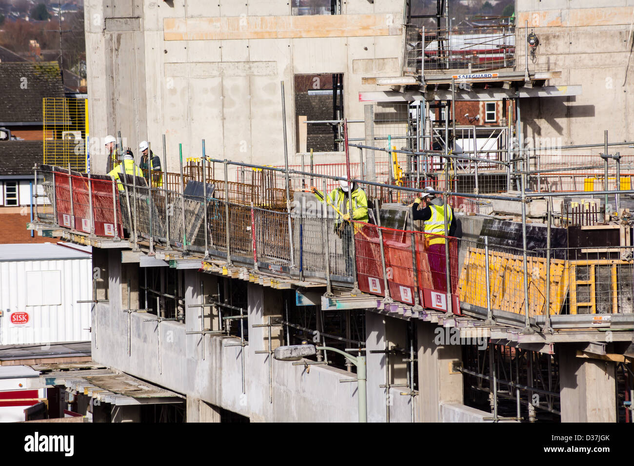 New construction on site of old police station Stock Photo - Alamy