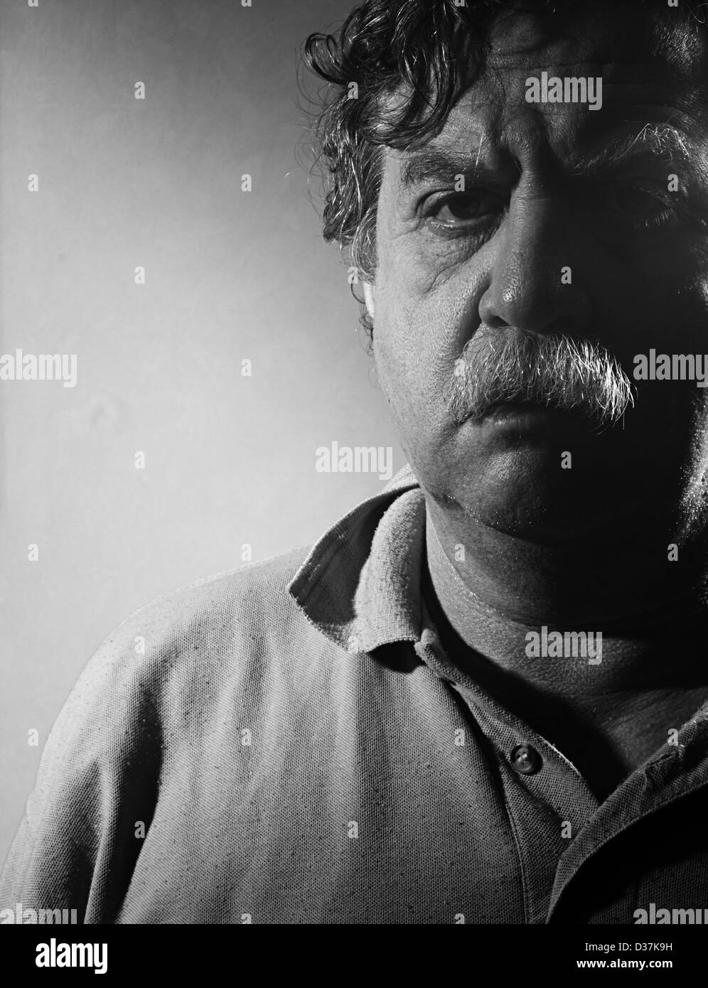 Sleepy man in white shirt Black and White Stock Photos & Images - Alamy