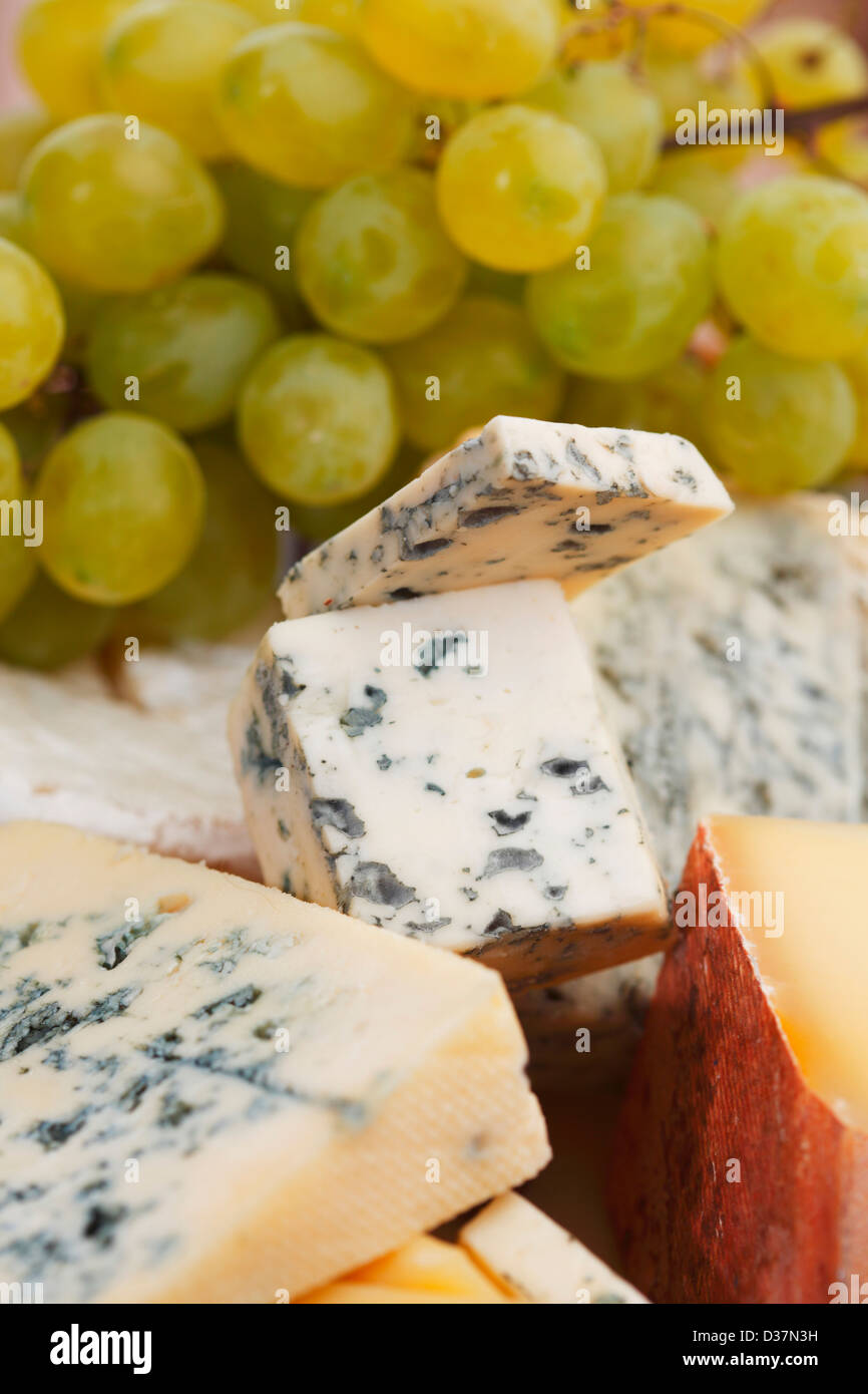 Various types of cheese composition Stock Photo - Alamy