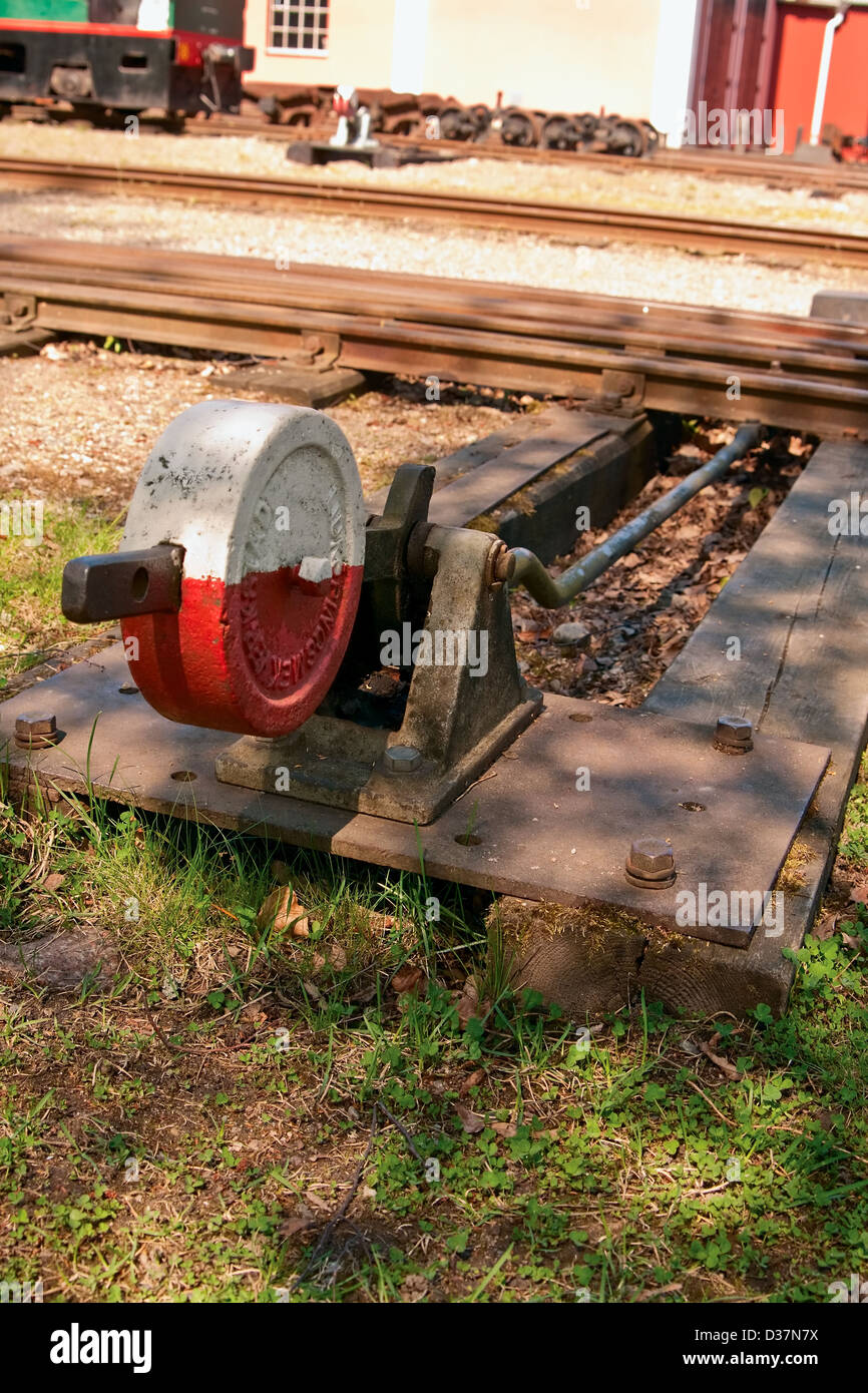 Railroad manual switch hi-res stock photography and images - Alamy