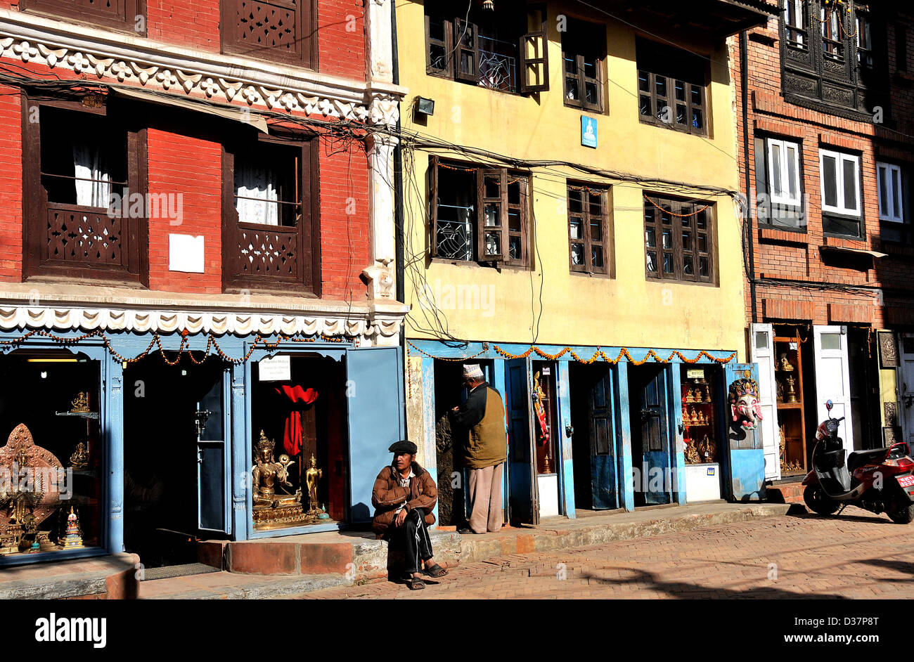 souvenirs shops Patan Nepal Asia Stock Photo - Alamy