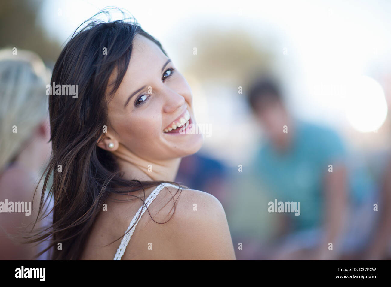 Laughing outdoors hi-res stock photography and images - Alamy