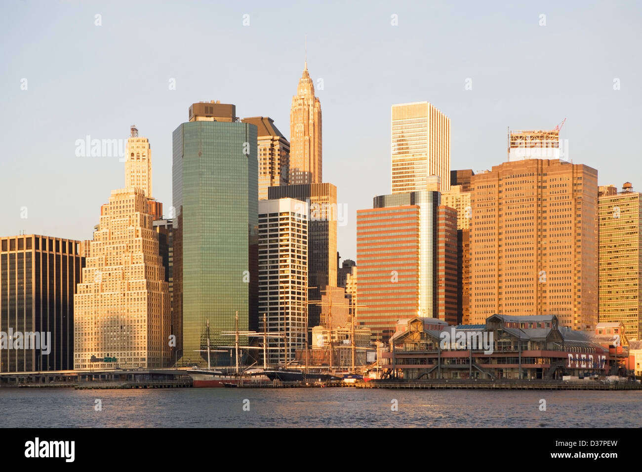 City skyline on waterfront Stock Photo - Alamy