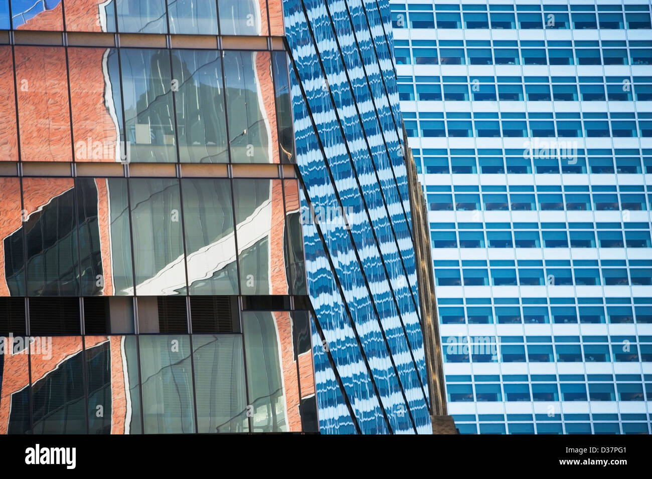 Buildings reflected in urban skyscraper Stock Photo - Alamy
