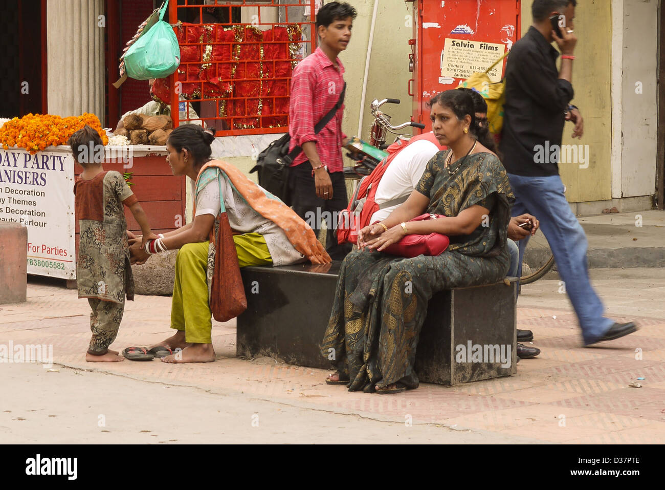 People and places of New Delhi, India Stock Photo - Alamy