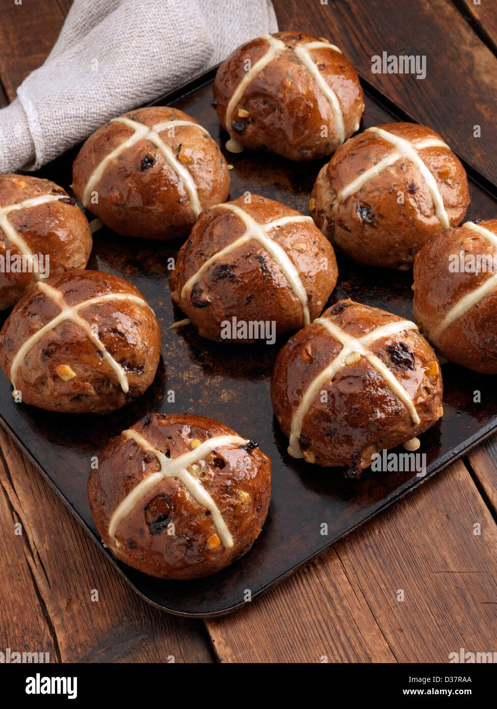 Hot cross buns Stock Photo - Alamy
