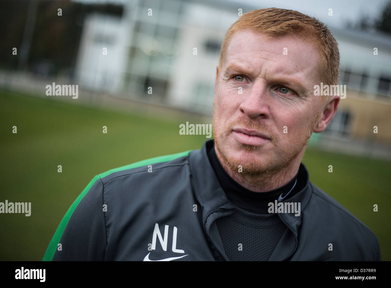 Neil Lennon, Manager of Celtic FC, photographed at the Celtic training ...