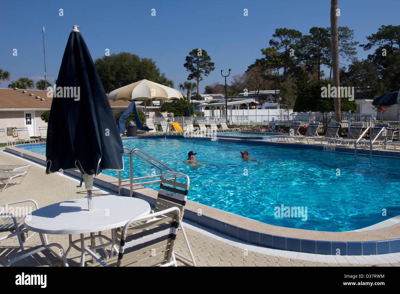 Rv resort swimming pool hi-res stock photography and images - Alamy